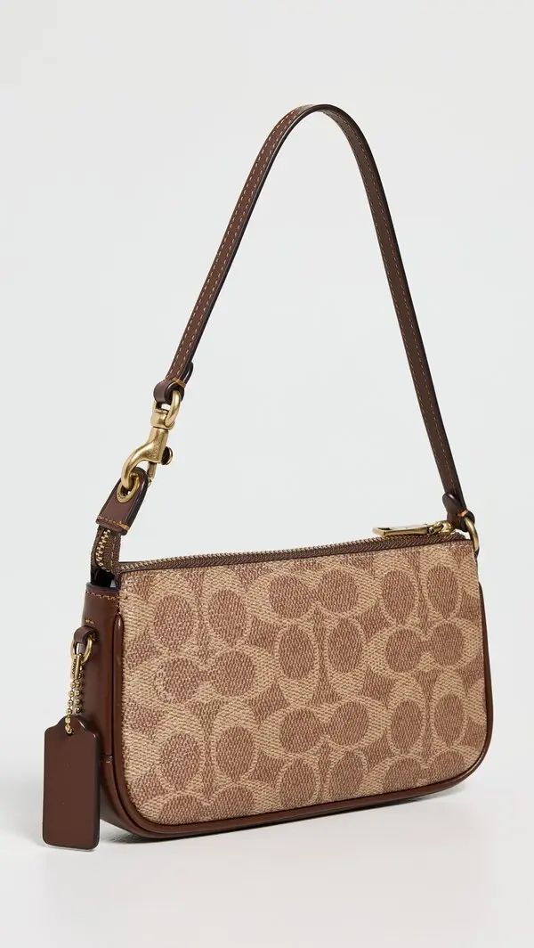 Coach Coated Canvas Signature Plaza Bag 18 - B4/Tan Brown